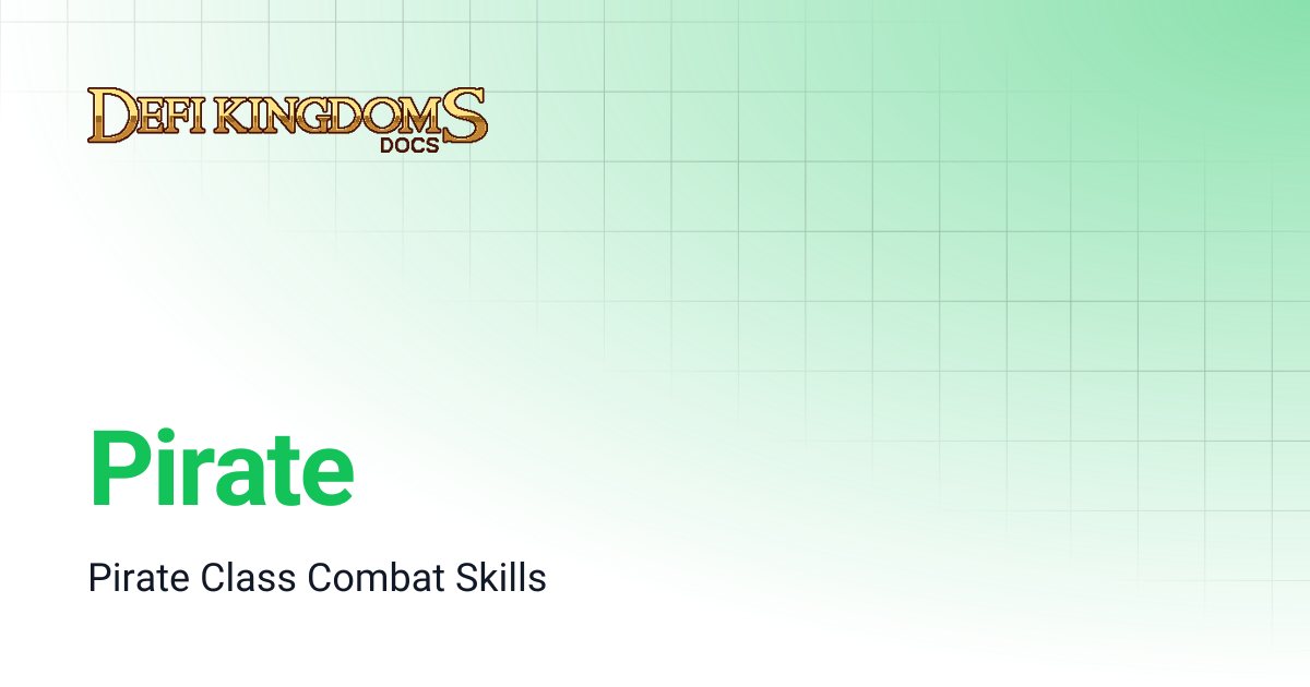 Pirate | DeFi Kingdoms